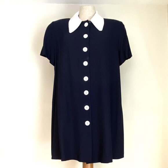 Mimi Maternity | Dresses | Mimi Maternity Vintage Blue Shortsleeve ...